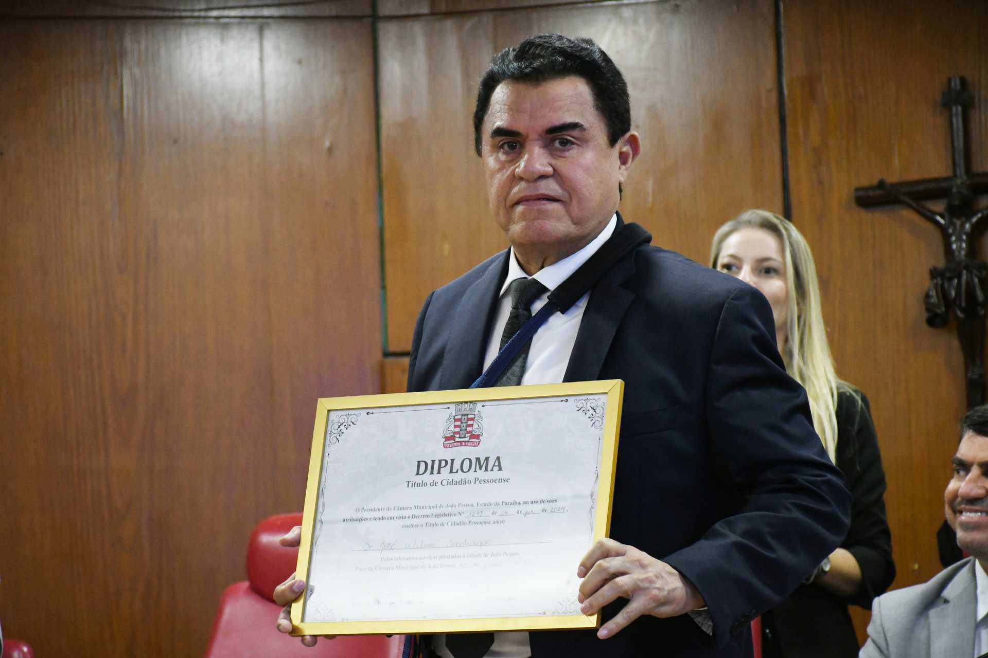 Wilson Santiago Recebe O Título De Cidadão Pessoense Wscom Quem